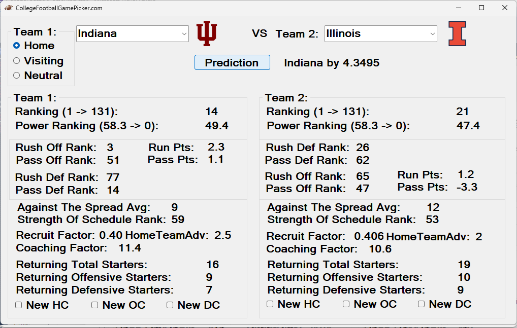 2025 College Football Game Picker